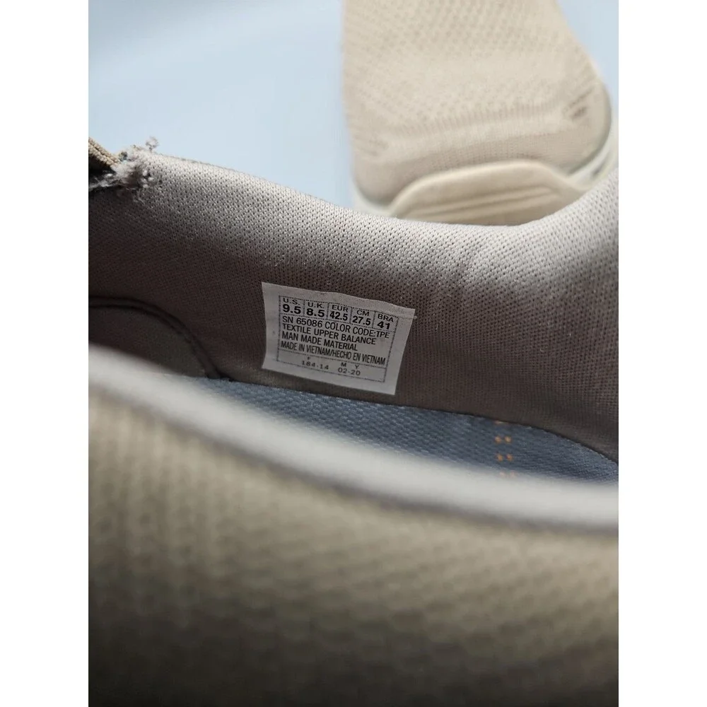 Skechers | Shoes | Skechers Air Cooled Memory Foam Mens Knit Tan Fabric ...
